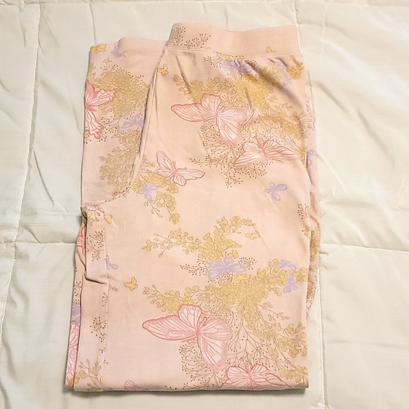 Talbots | Intimates & Sleepwear | Butterfly Light Pink Pj Pants | Poshmark
